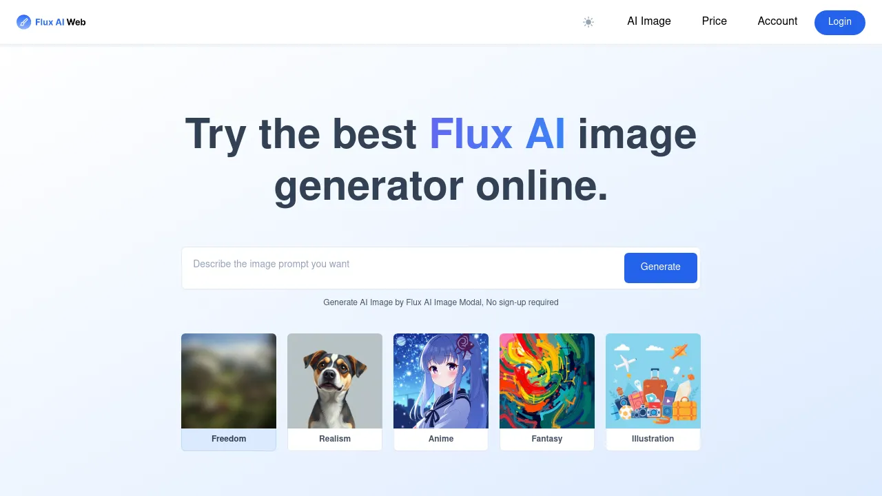 Flux AI Web - BestofAI